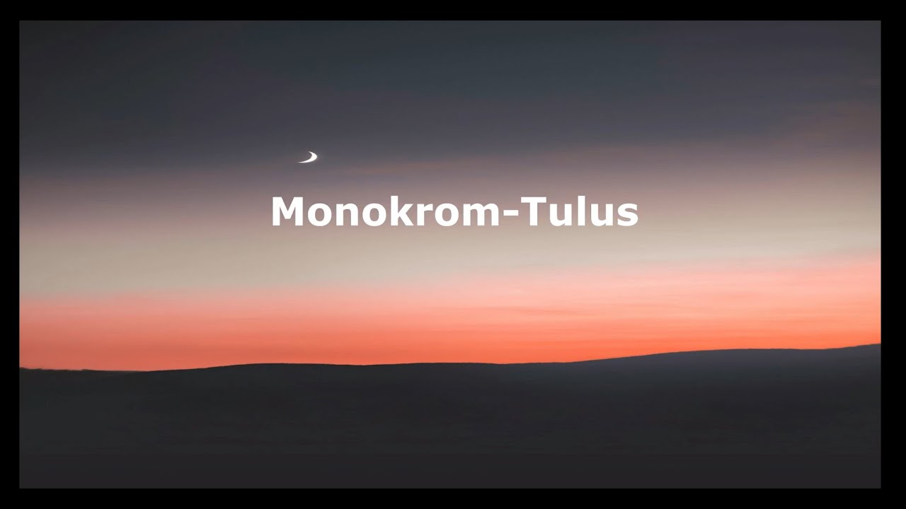 Tulus -Monokrom, Lirik Lagu - YouTube