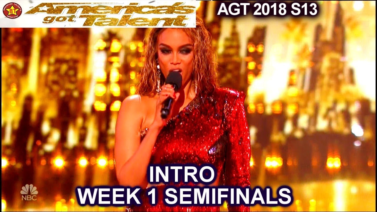 INTRO SEMIFINALS Week 1 America's Got Talent 2018 Live Shows - AGT ...