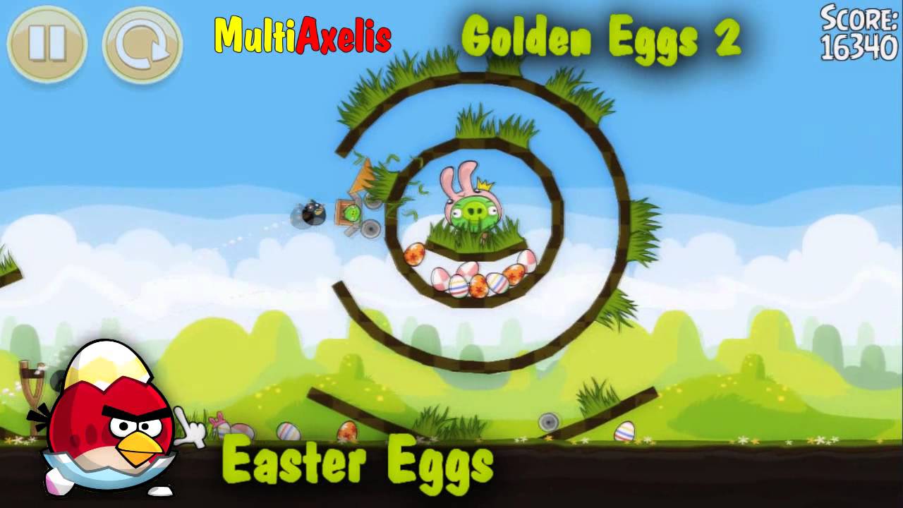 Angry Birds Seasons Easter Eggs Golden Egg 2 (ALEX) - YouTube