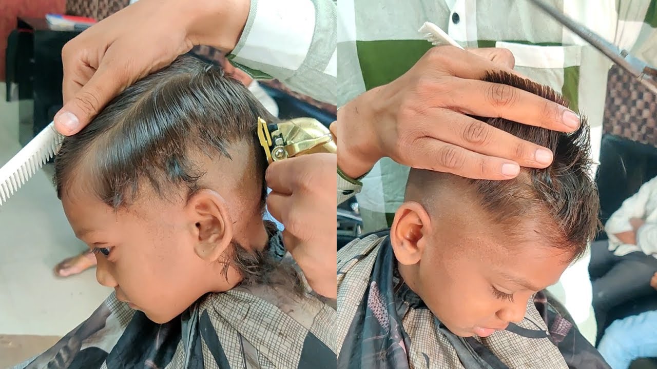 Best hair cut ever in just Rs 50 😱 Slope cutting Hairstyle for men ...