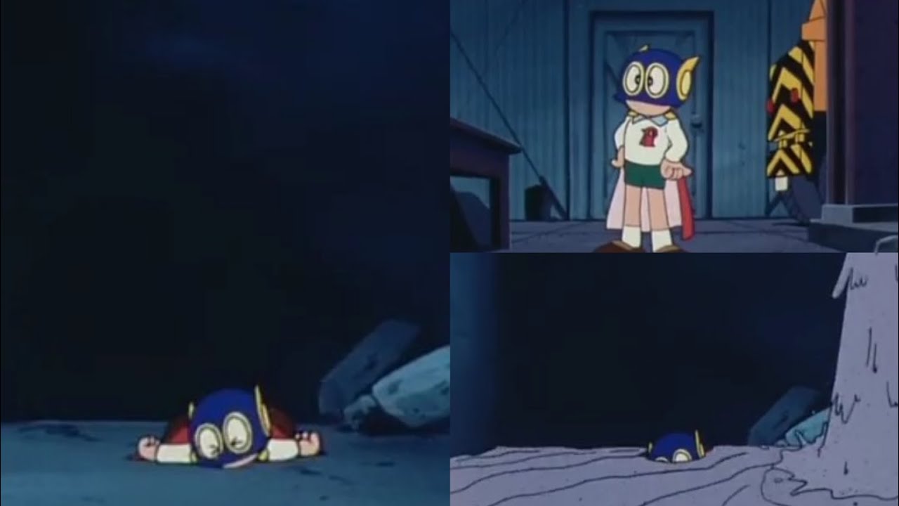 Perman got buried Alive in Concrete! #Perman #Pako #パーマン - YouTube