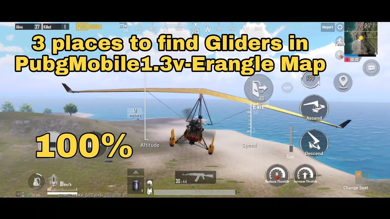3 Places to find Glider In PUBG Mobile Global 1.3v - 100% Chance ...