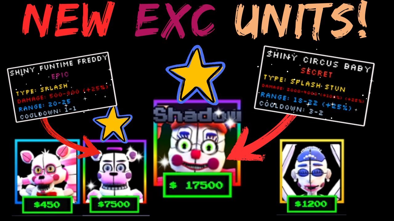 SHINY CIRCUS BABY AND FRIENDS!!! (FNTD) - YouTube