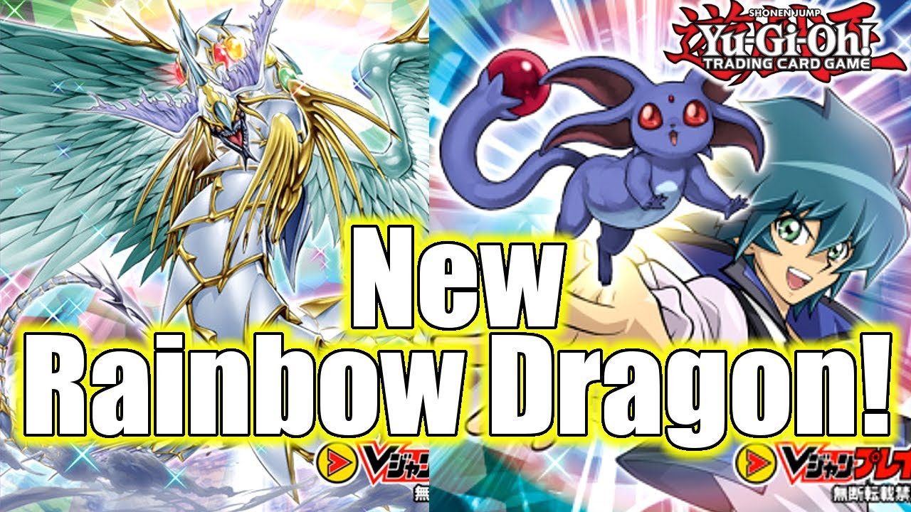 NEW RAINBOW DRAGON CARD! Yu-Gi-Oh! GX Crystal Beast Structure Deck ...