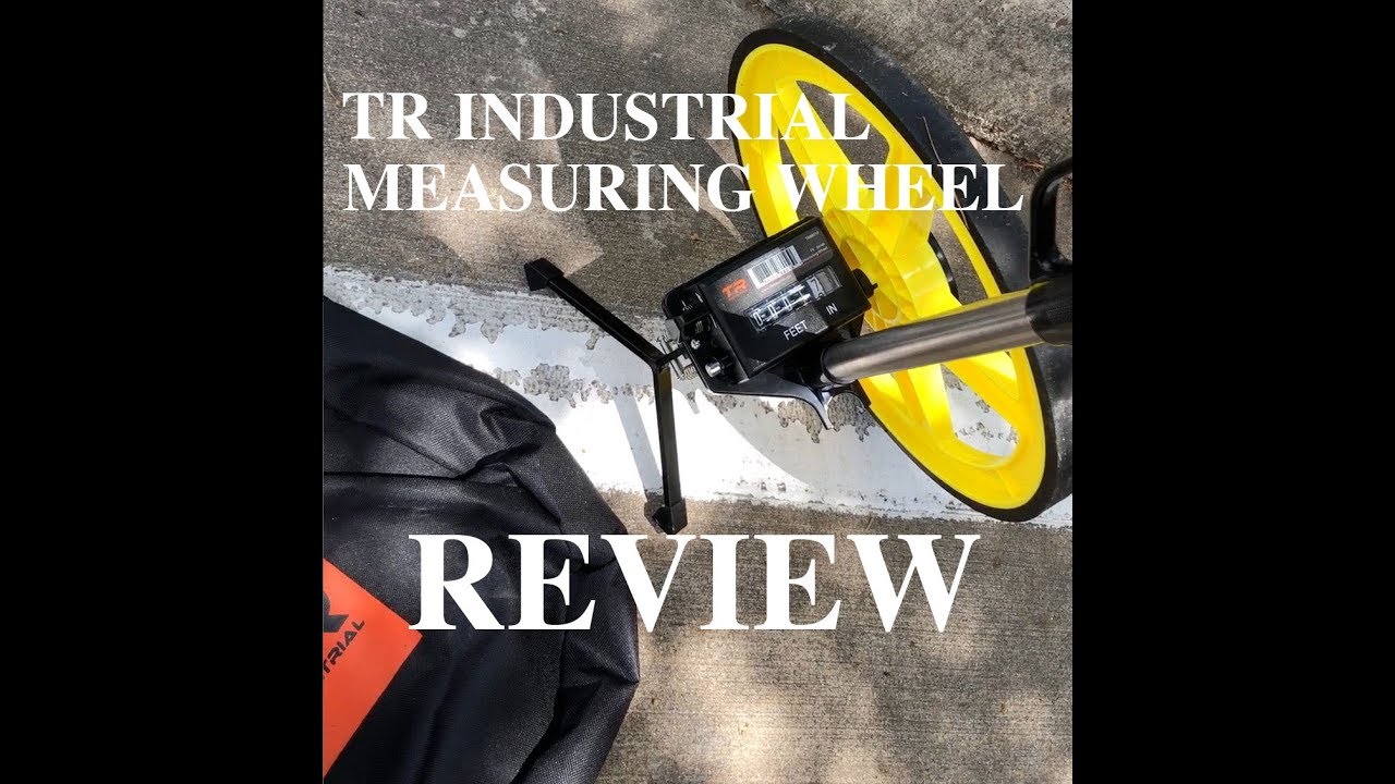 TR measuring wheel review video - how to measure long distances (more ...
