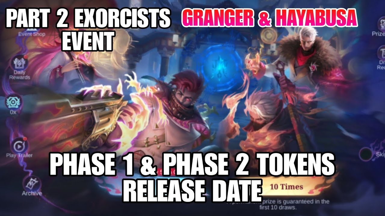 Phase 1 & Phase 2 Exorcists Event Release Date | Granger & Hayabusa ...