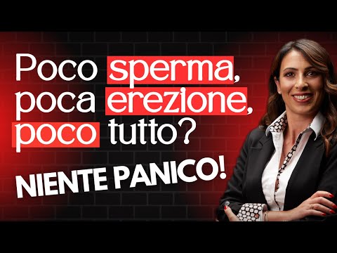 POCO SPERMA, POCA EREZIONE, POCO TUTTO? NIENTE PANICO!