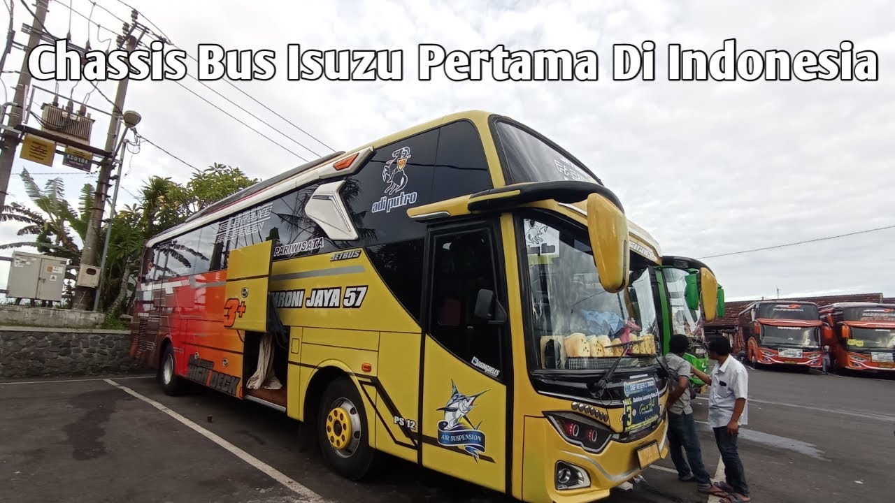 Chassis Bus Isuzu LT134 Pertama Di Indonesia - YouTube