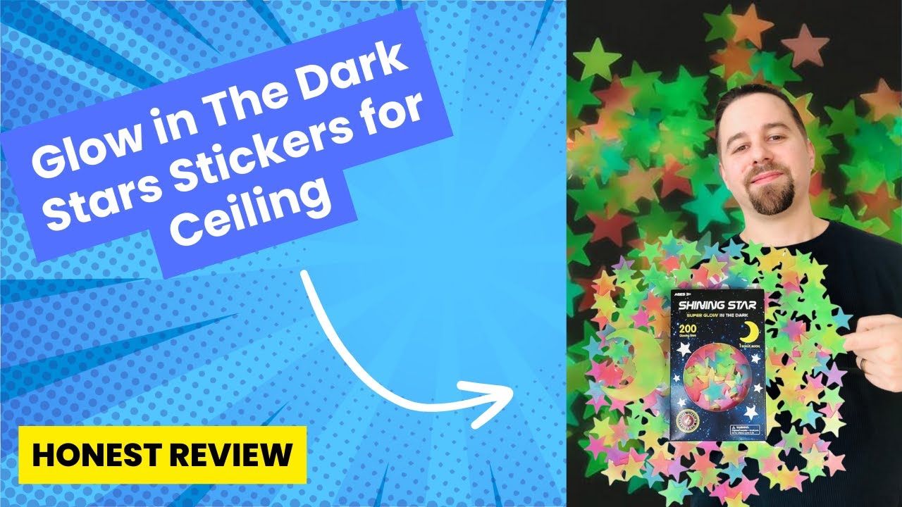 MY HONEST REVIEW - Glow in the Dark Star Stickers - YouTube
