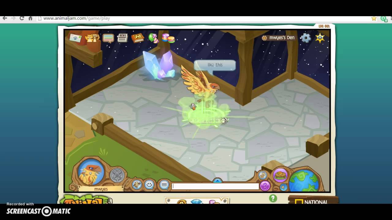 how to be land animal in cloud party on animal jam - YouTube