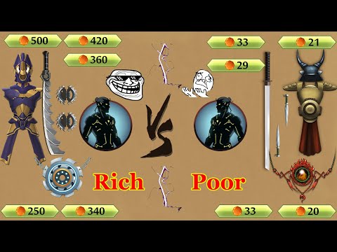 Shadow Fight 2 || Rich vs Poor Gems  「iOS/Android Gameplay」