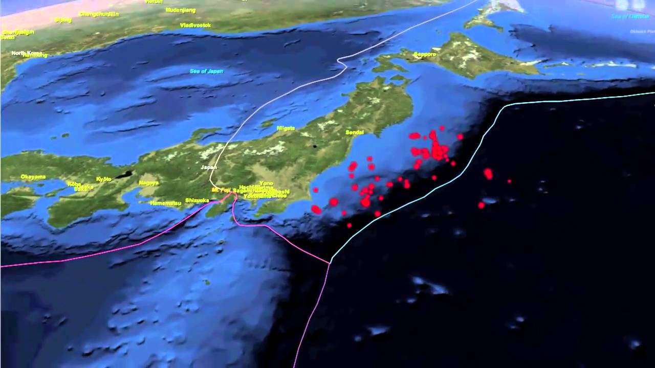 The Layered Earth - 9.0 Magnitude Earthquake & Tsunami in Japan, March ...