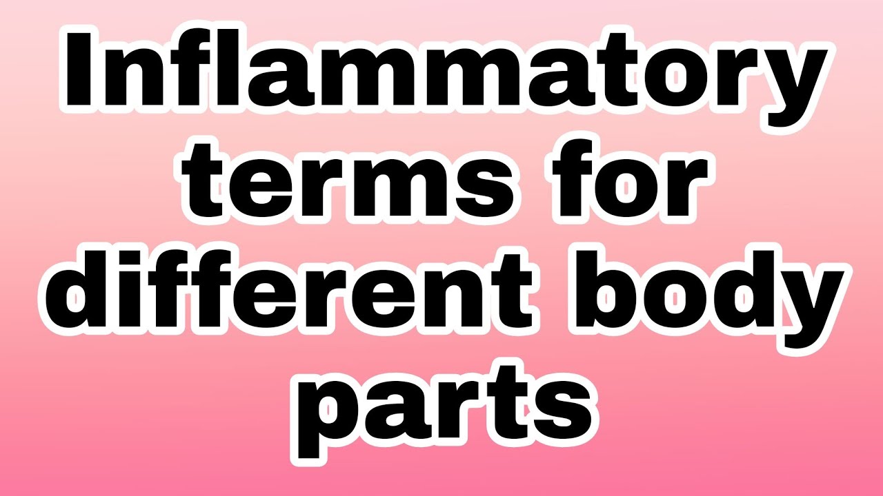 Inflammatory terms for different body parts of the animals #Veterinary ...