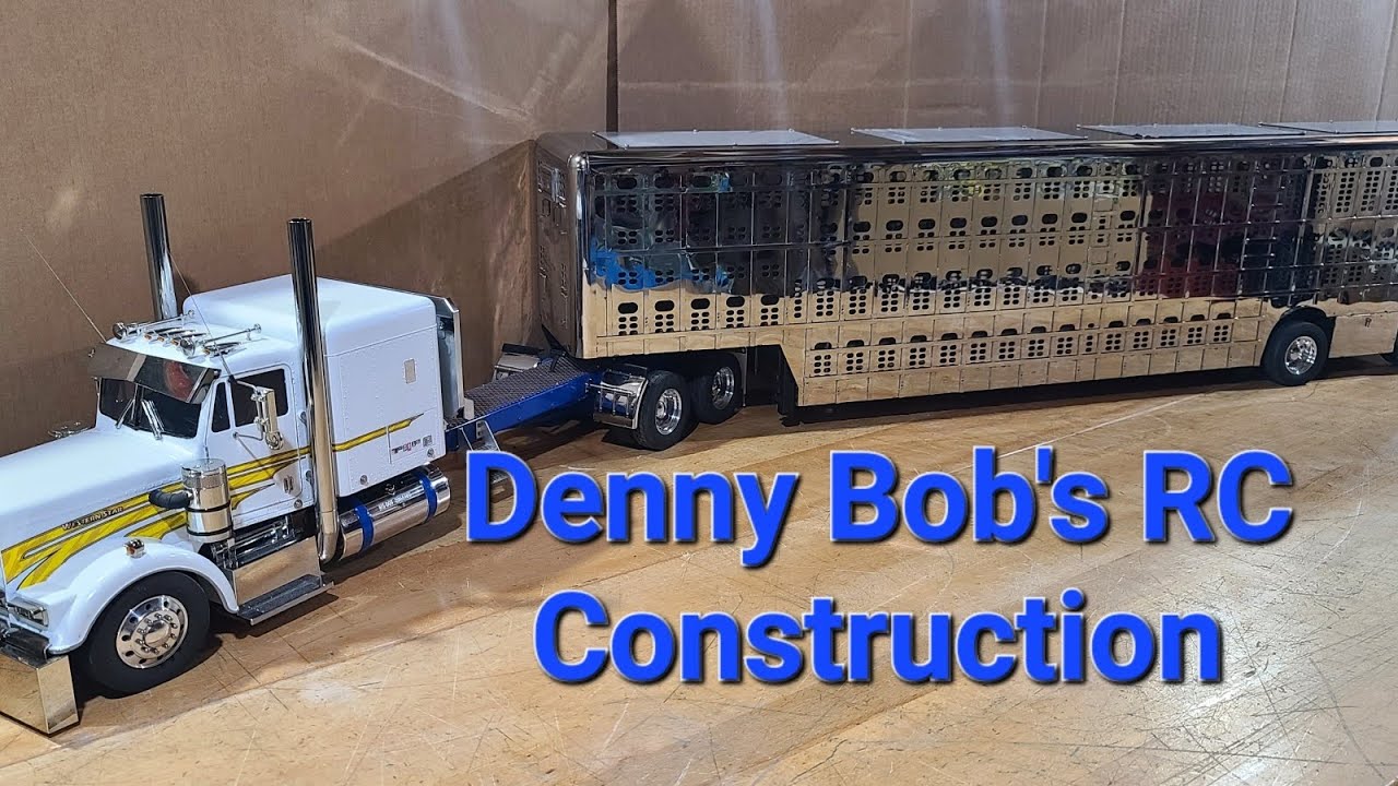 1/14 DPS Cattle Trailer and My Tamiya Grand Hauler Westen Star RC Semi ...