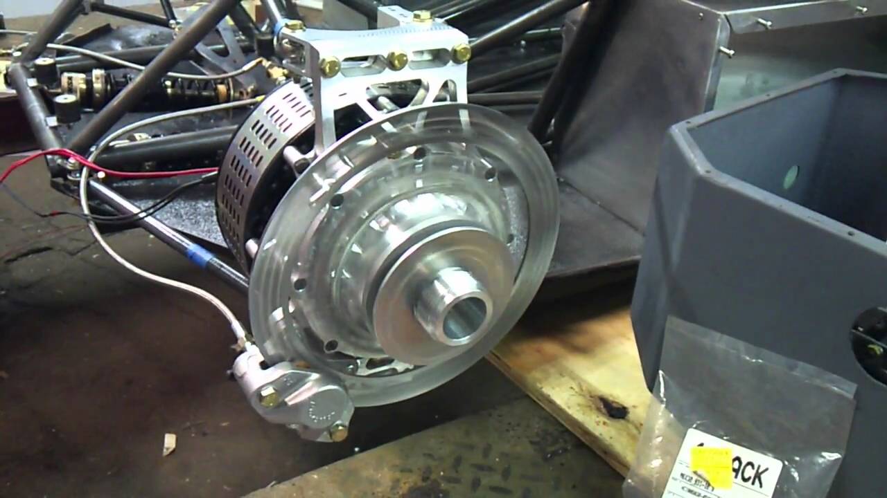 SAE FHybrid Illinois Tech 2011 hub motor first run - YouTube