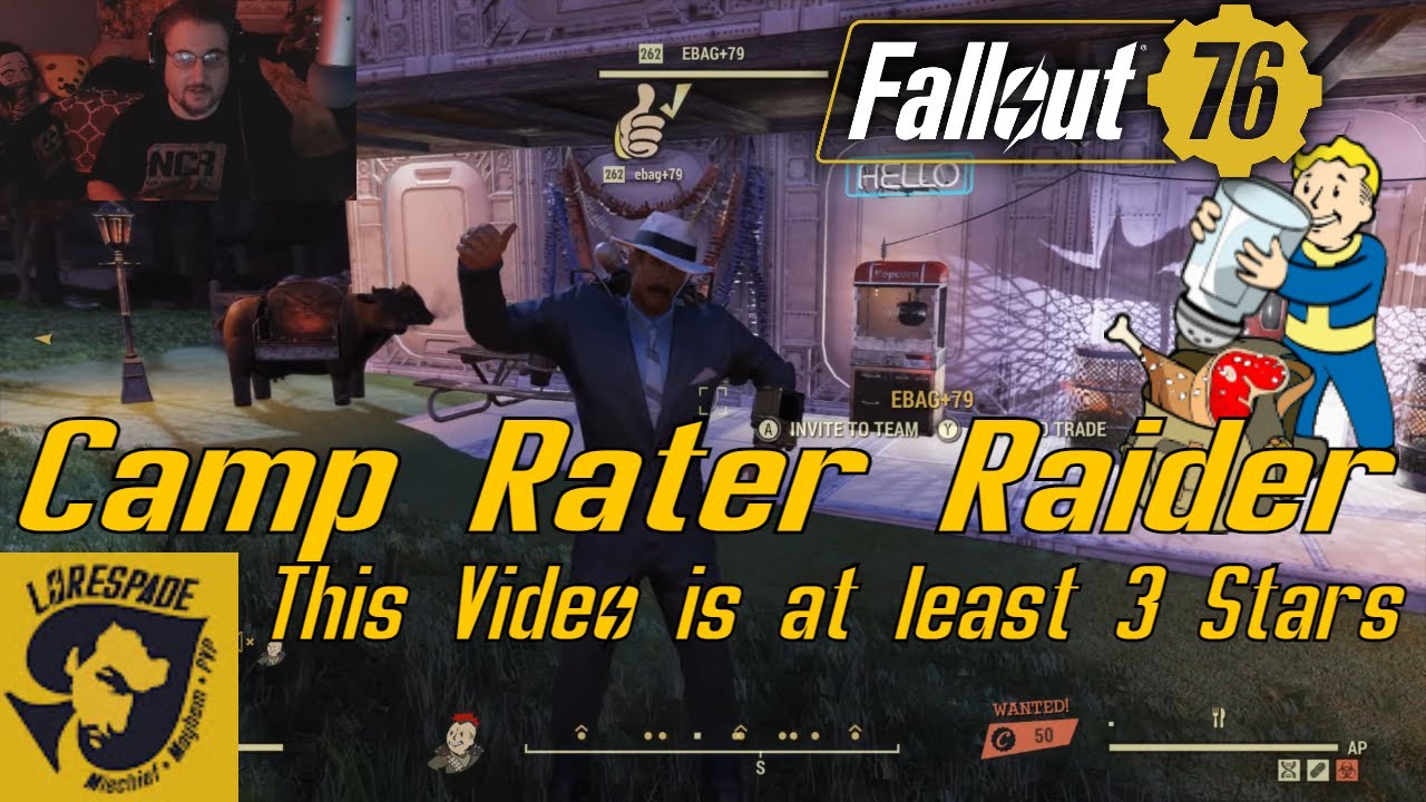 Fallout 76 Camp Ratings And Shenanigans - YouTube