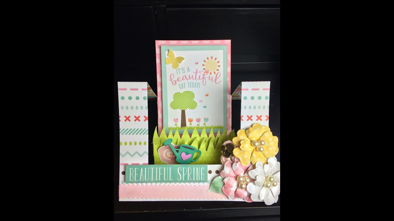 Country Craft Creations Open Step Card Tutorial - YouTube