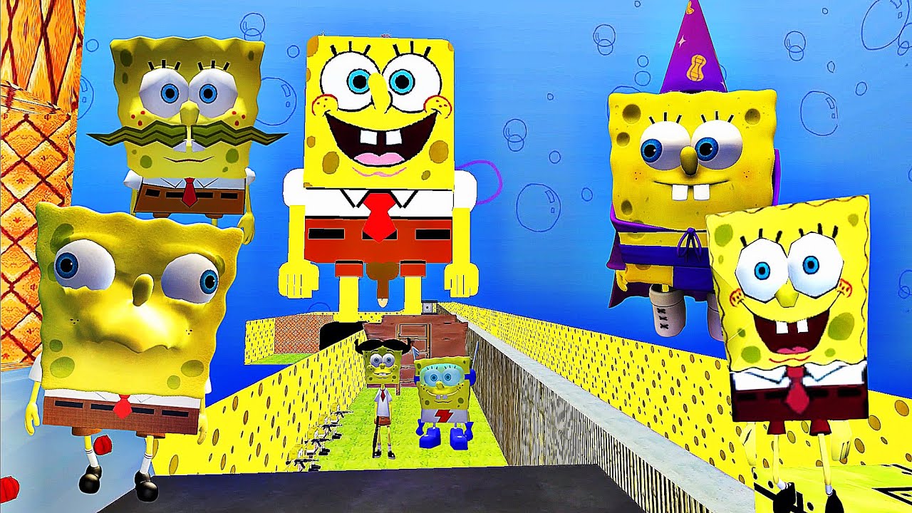 I Tested ALL Spongebob Skins on VERY Hard Paths,Spongebob's Hard Road ...