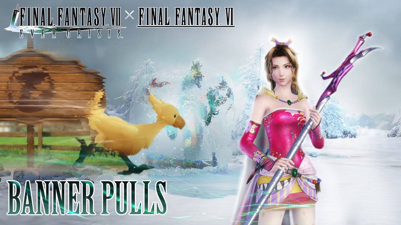 Aerith banner pulls - Final Fantasy VI crossover || Final Fantasy VII ...