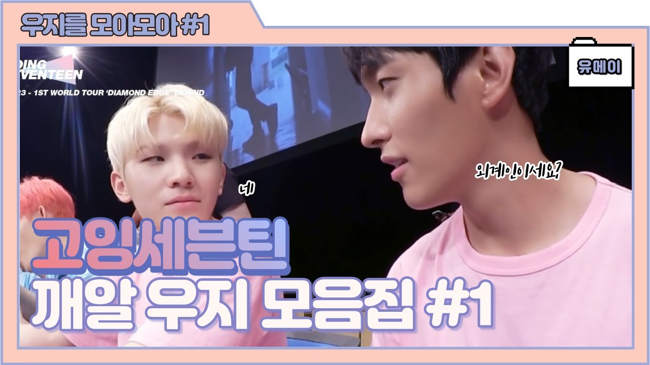 [세븐틴/우지] 고잉 세븐틴 시즌1 우지 모음 #1 | 깨알우지 | 2017년 우지 머리색 변천사 | GOING ...