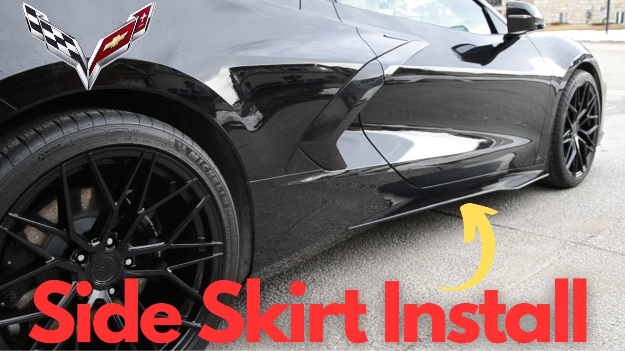 Transform Your C8 Corvette With Z06 Style Side Skirts - Easy ...
