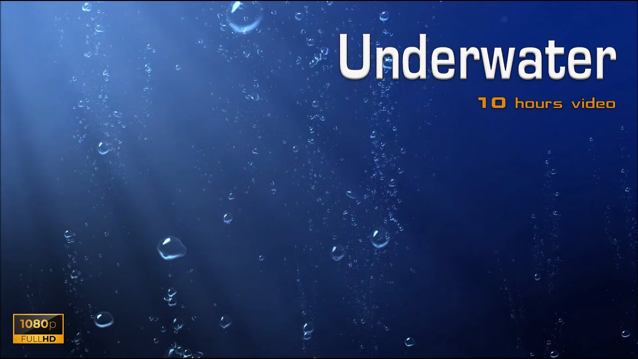Underwater with sound of bubbles | Water Bubbles | Ambience Relax - 10 ...