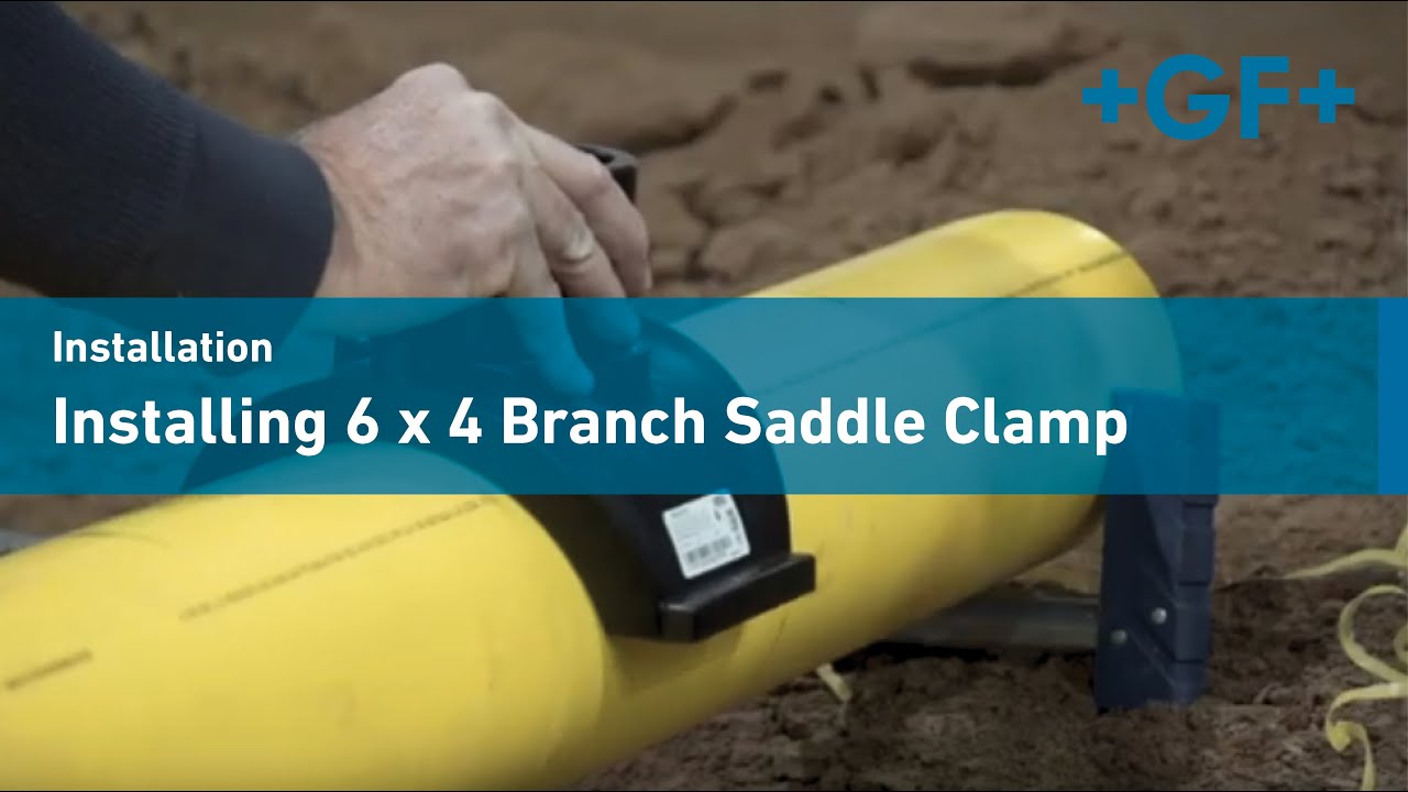 How to install 6 X 4 Branch Saddle Clamp - YouTube