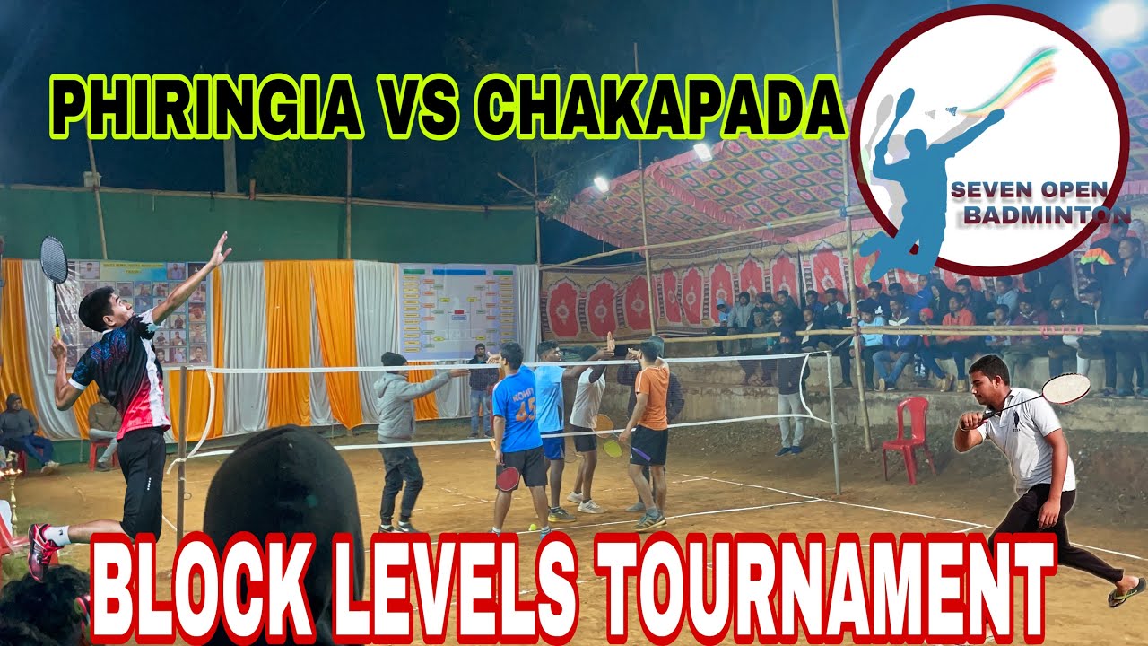 Phiringia vs Chakapada !! Badminton match !! Vlog !! Block level ...