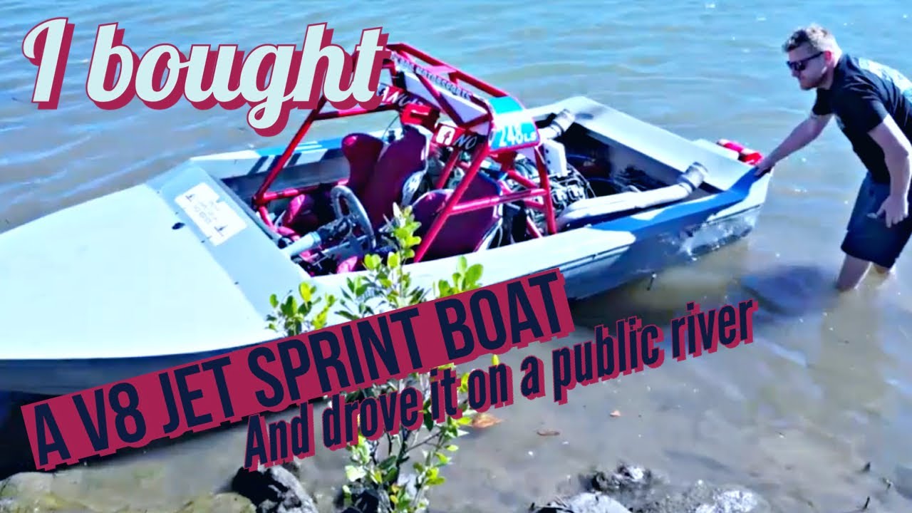 First Time Driving a wild V8 Jet Sprint Race Boat. - YouTube