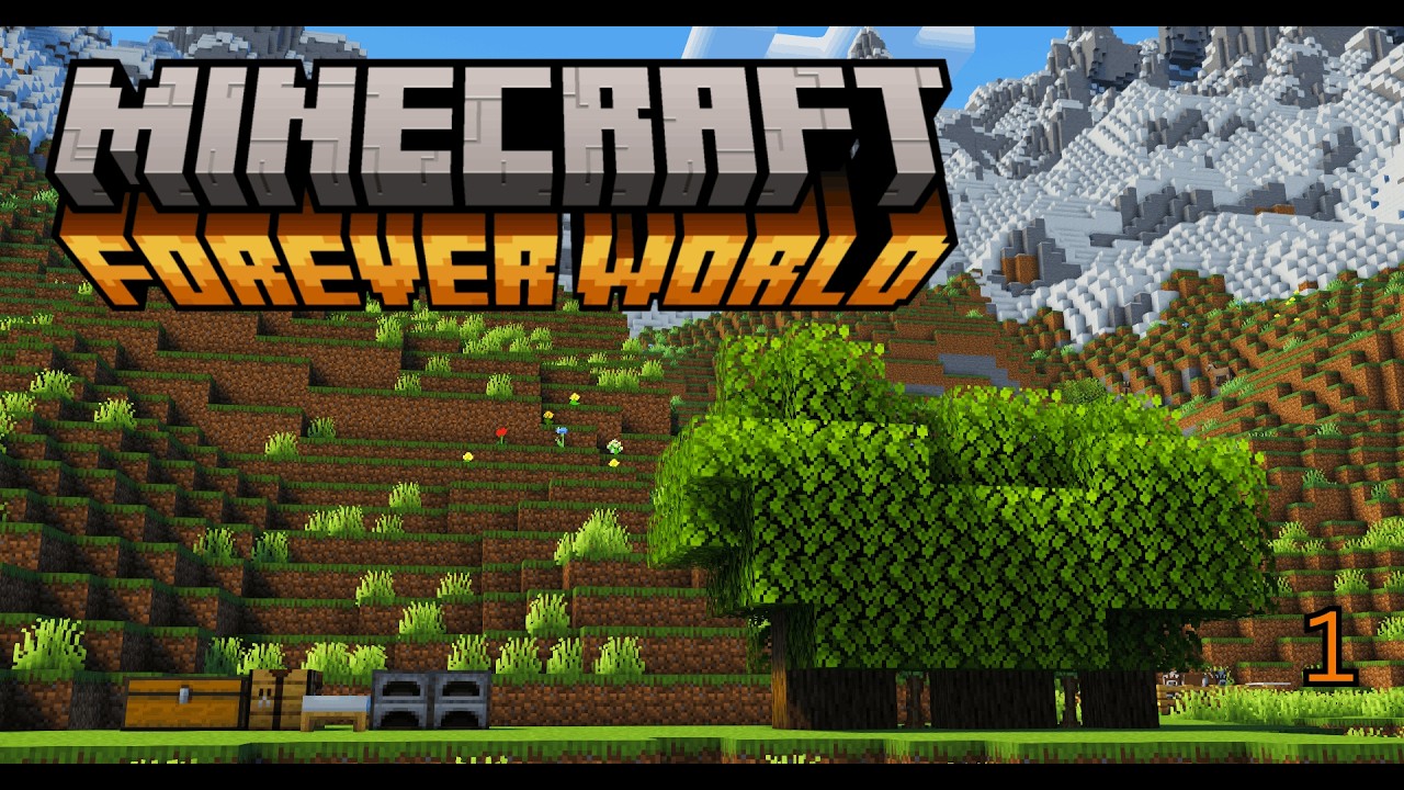 Minecraft Forever World Ep 1 - The Start of Forever - YouTube