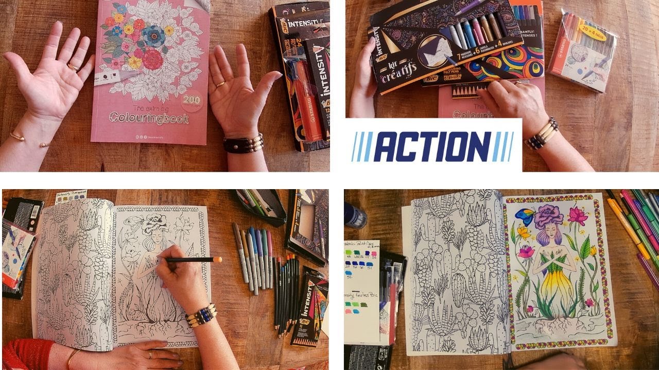 Coloriage créatif avec le Colouringbook d'Action : mes astuces pour un ...