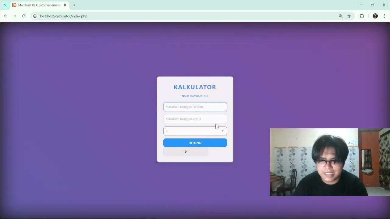 Tugas PHP Membuat Kalkulator Sederhana - Pengembangan Web 2025 - YouTube