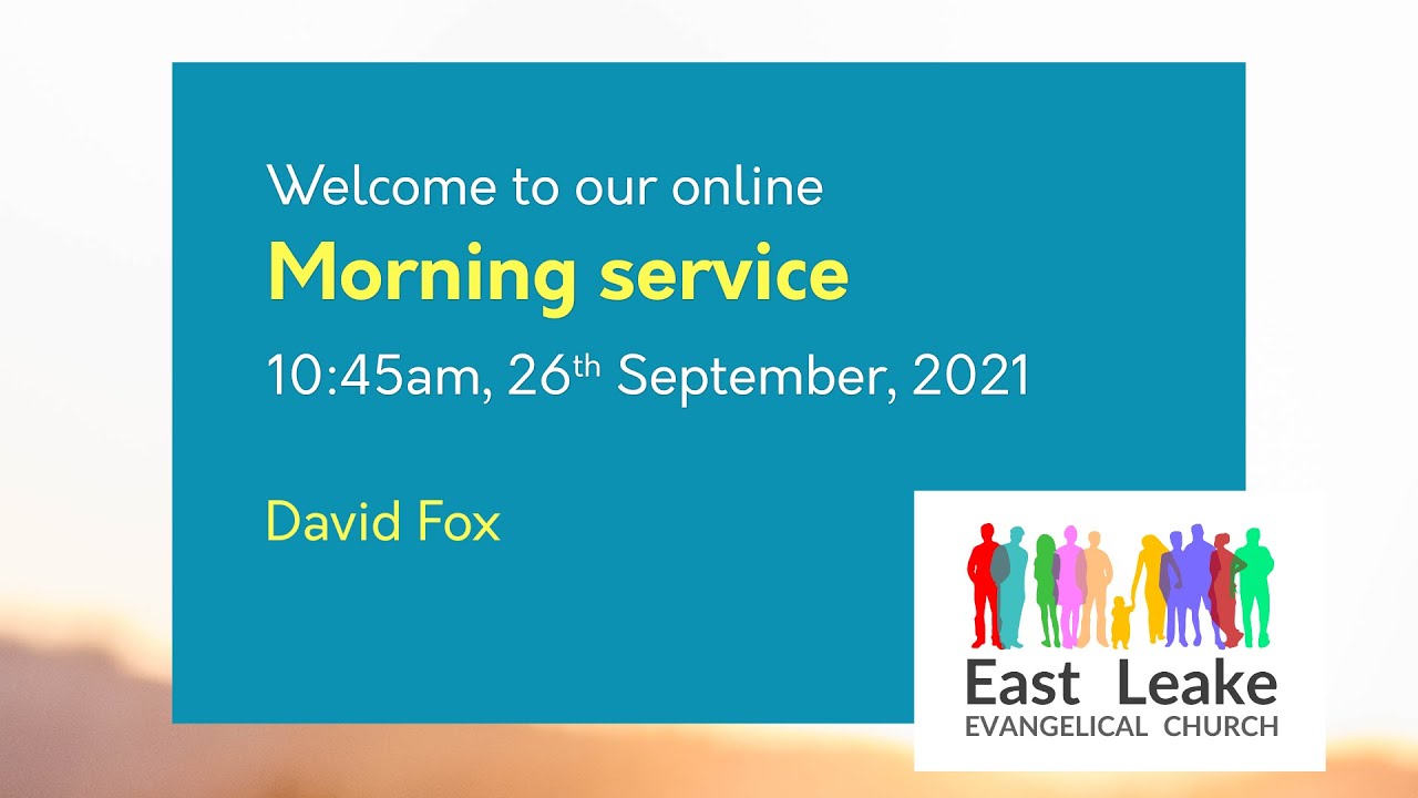 Morning worship - 26th September, 2021 - YouTube