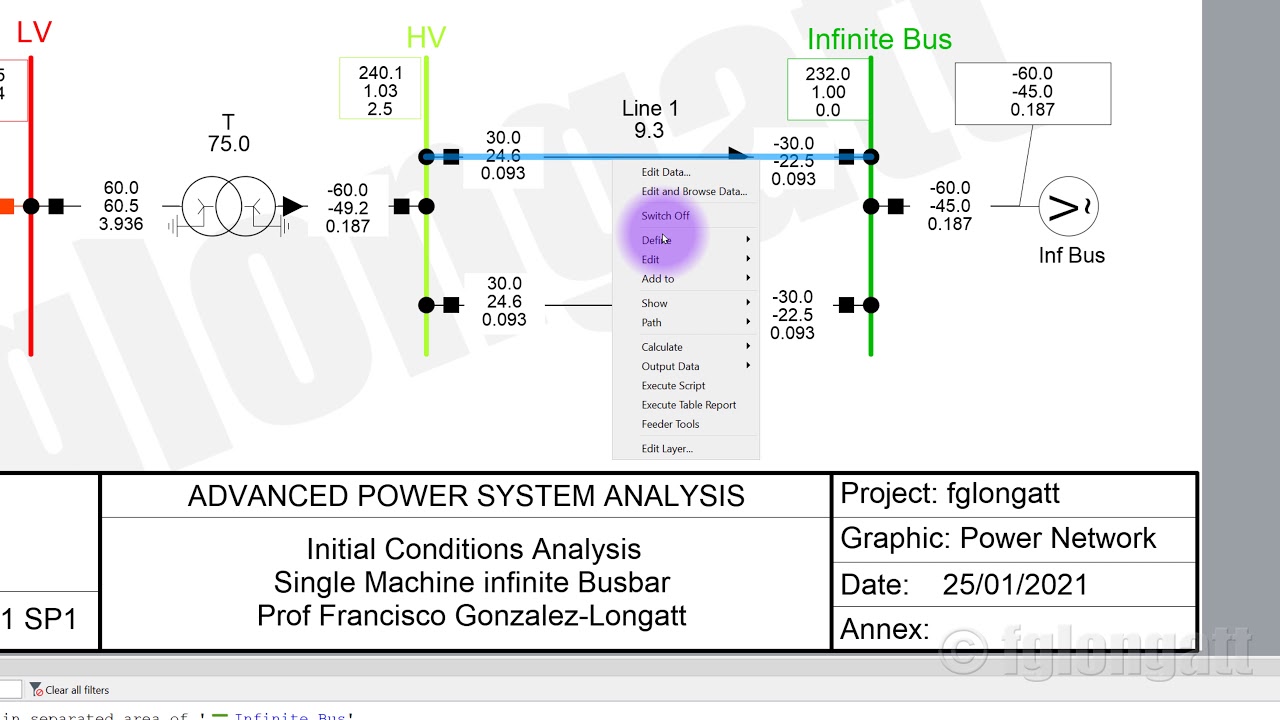 RMS simulations #DIgSILENT #PowerFactory PART II defining results variables and run rms sim ...