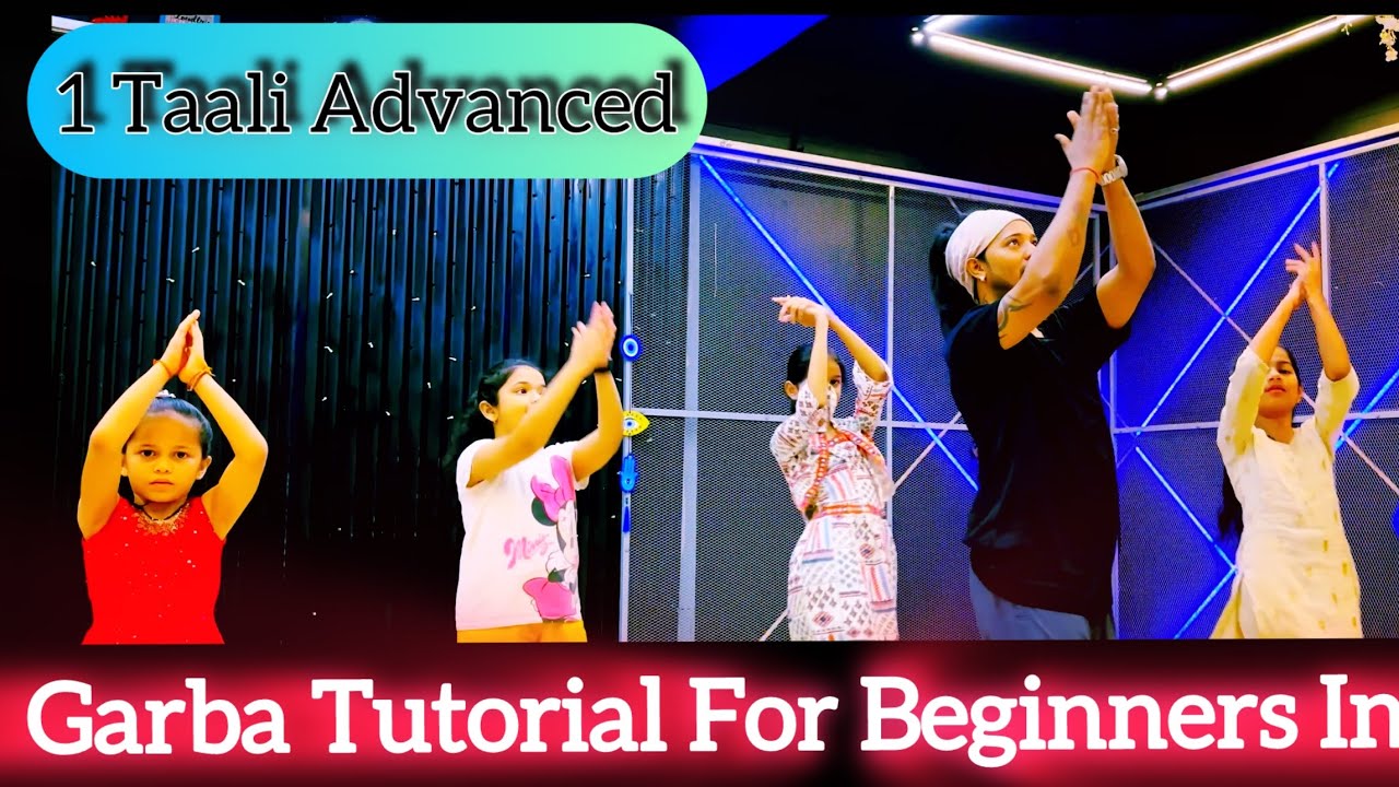 Garba Tutorial For Beginners in circle | Garba Dance 1 Tali Tutorial ...