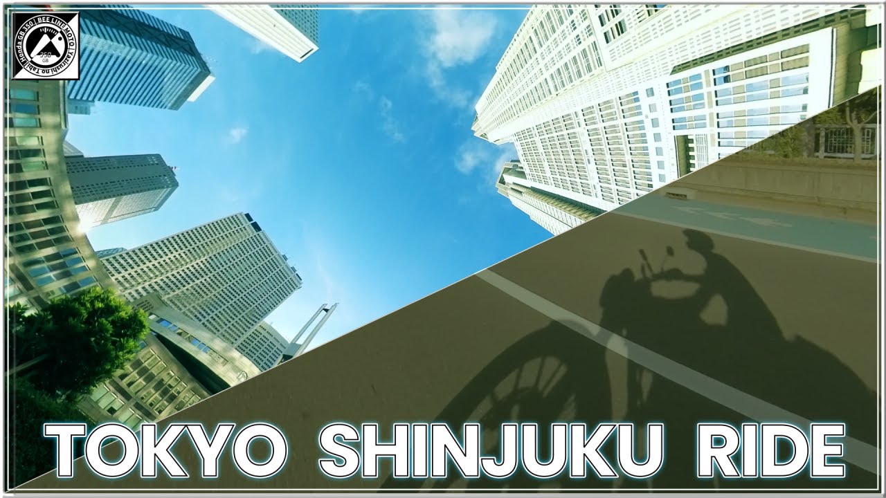 GB350 | TOKYO SHINJUKU | 4K |Pure Engine Sound | - YouTube