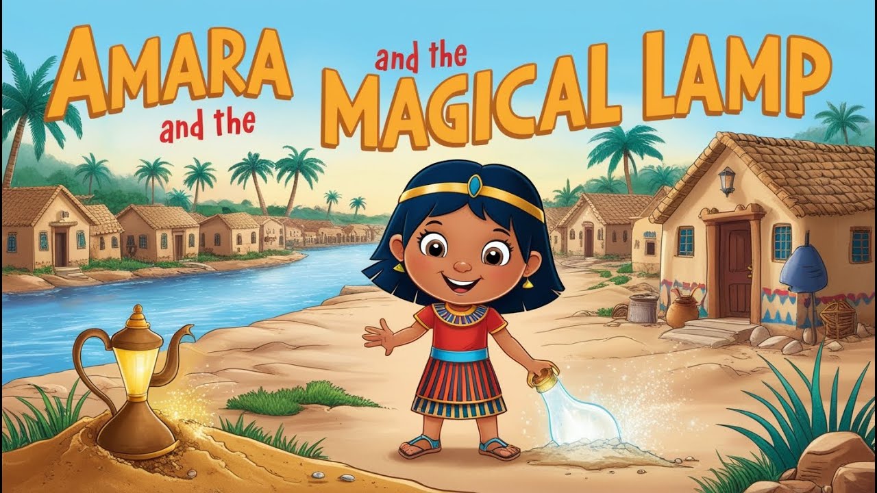 Amara and the Magical Lamp// A Magical Egyptian Tale - YouTube