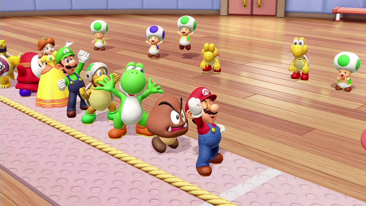 Super Mario Party - Team Minigame - Pull It Together - YouTube