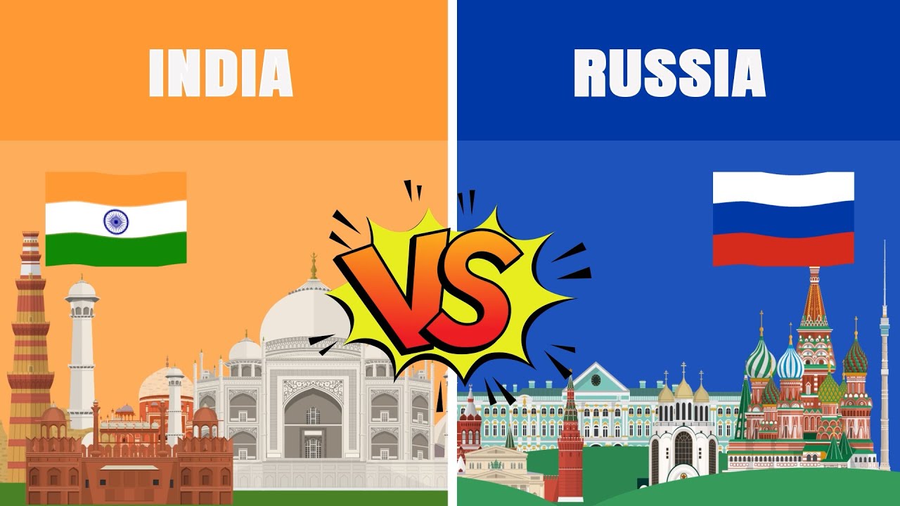 India vs Russia - Country Comparison 2022 - YouTube