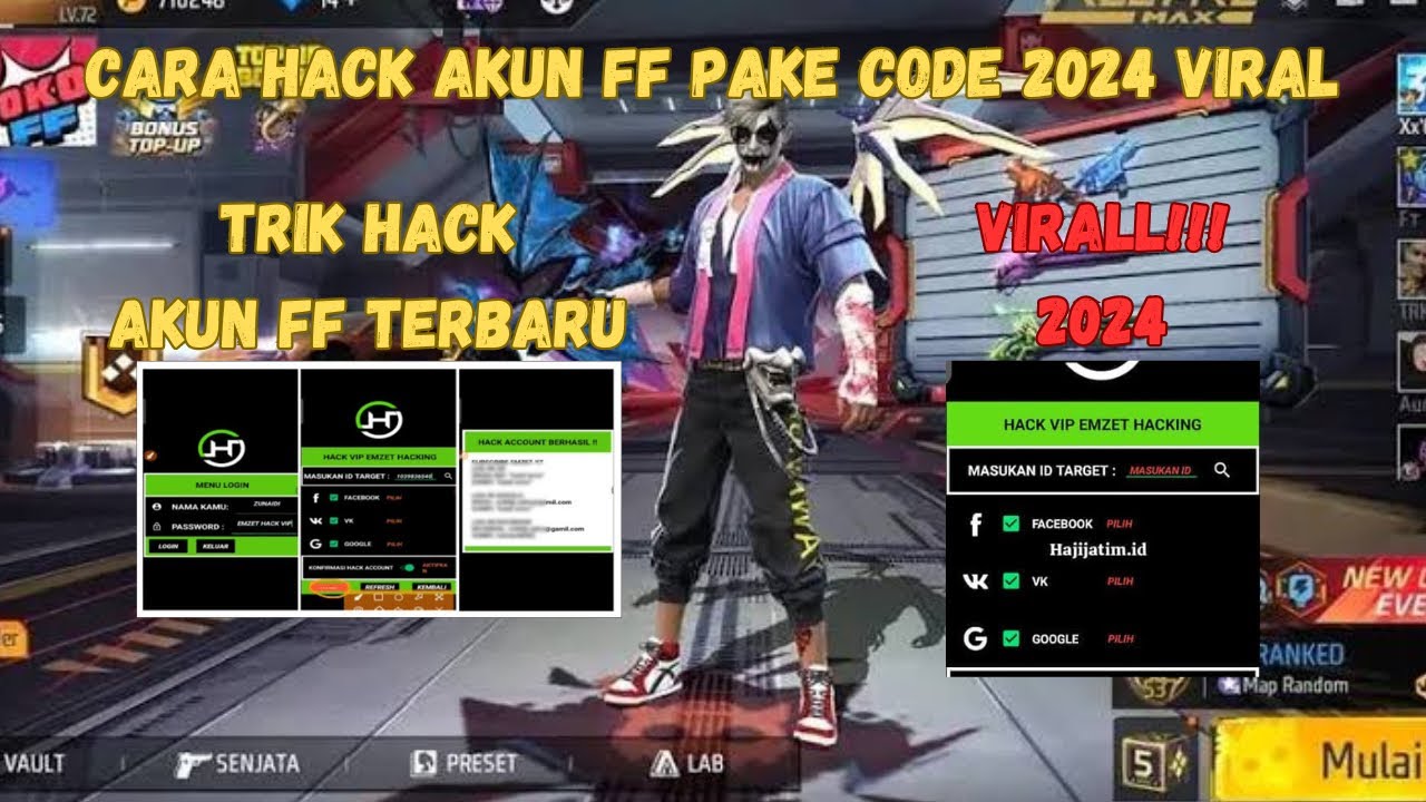 Cara Mengambil Atau Hack Akun FF Pake Apk Vip 2024 Terbaru! - YouTube