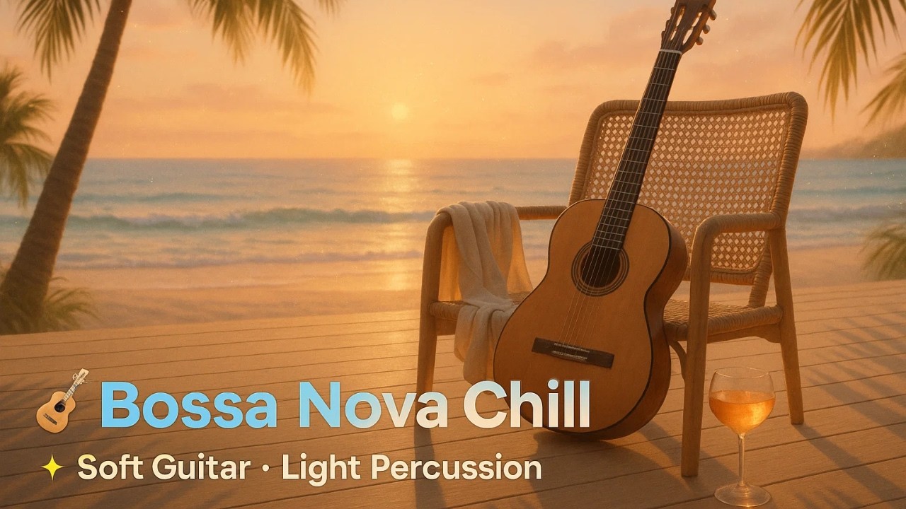 Brazilian Bossa Nova Chill | Soft Guitar, Light Percussion & Breezy ...