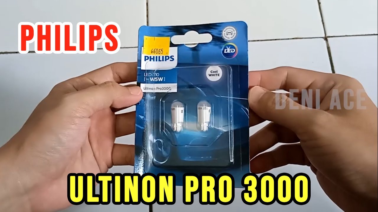 Review lampu led philips Ultinon Pro 3000 - YouTube