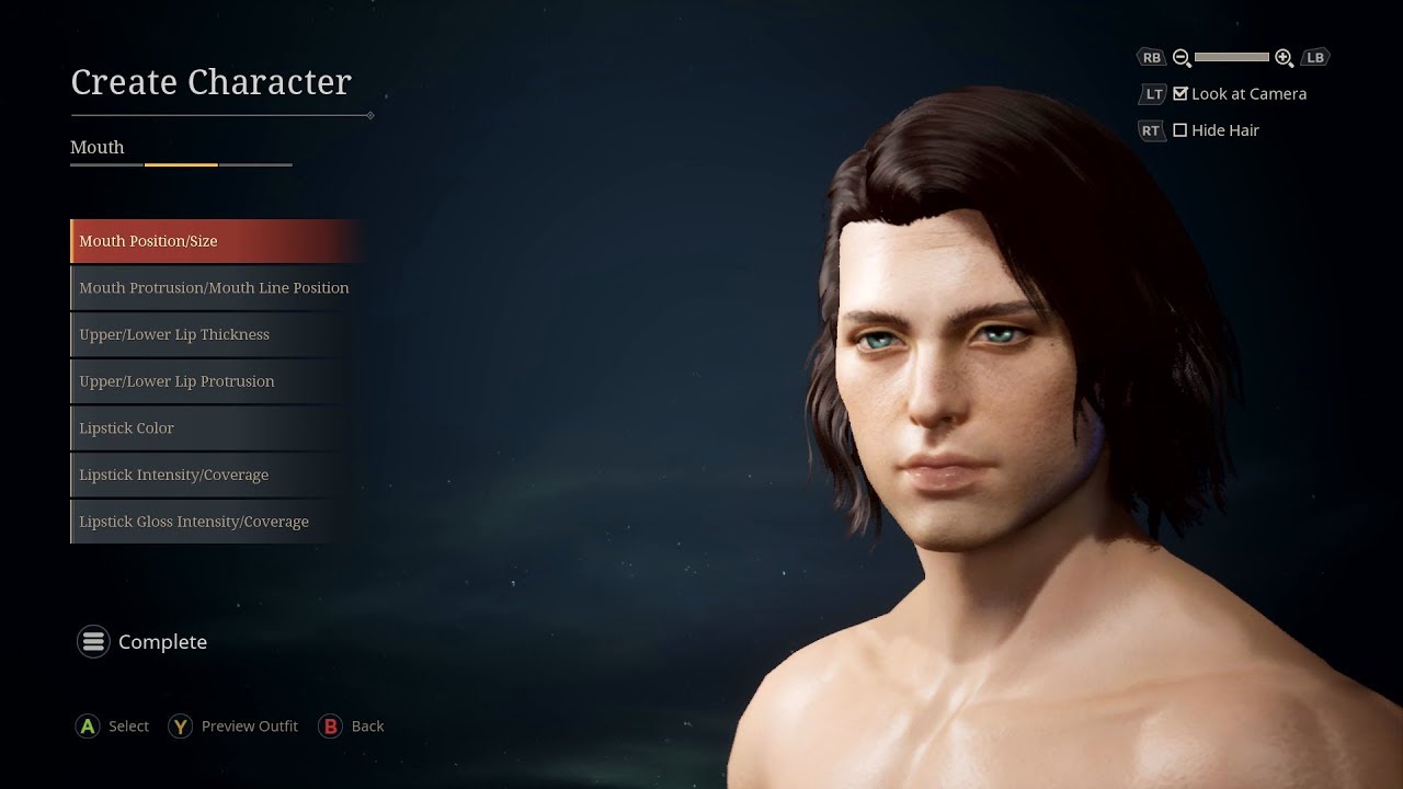 BLESS UNLEASHED PRIEST HUMAN MALE CHARACTER CREATION/CUSTOMIZATION ...