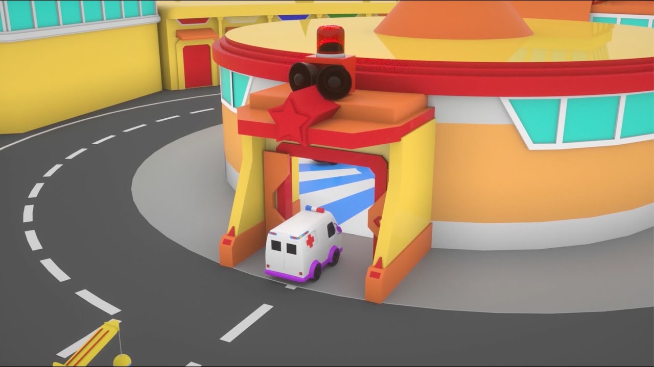 汽车宝贝工程队丨Baby car Engineering Team 2.解救进山找鸟蛋被困的小黄车。Rescue the tiny ...