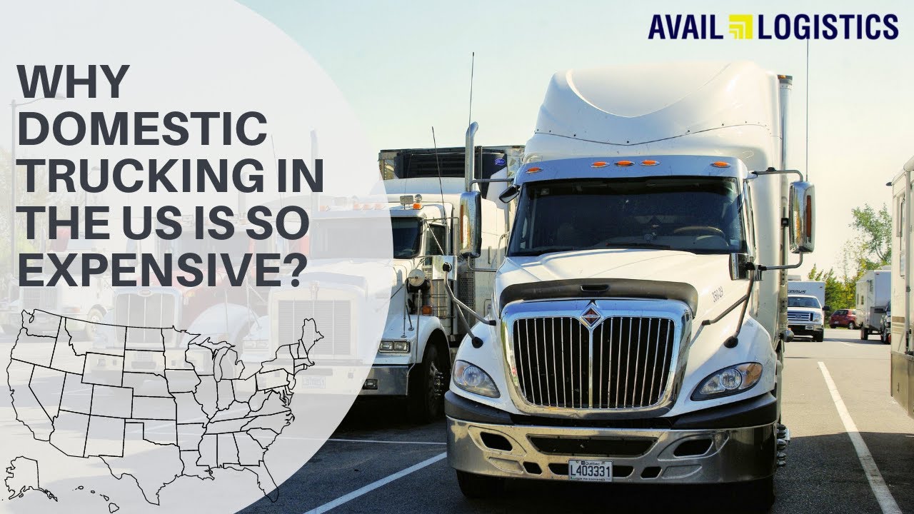 Drayage cost: Why is domestic trucking in the US so expensive? - YouTube