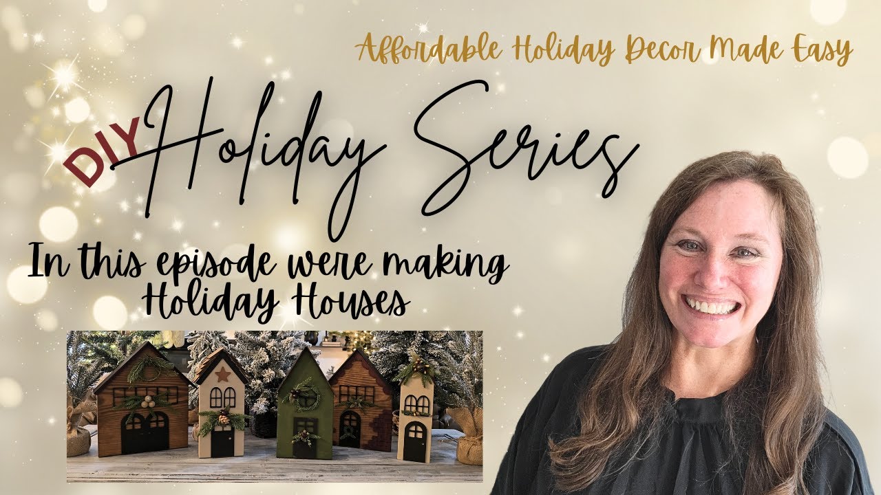How to make scrap wood Holiday Houses | DIY Christmas Decor Made Easy ...