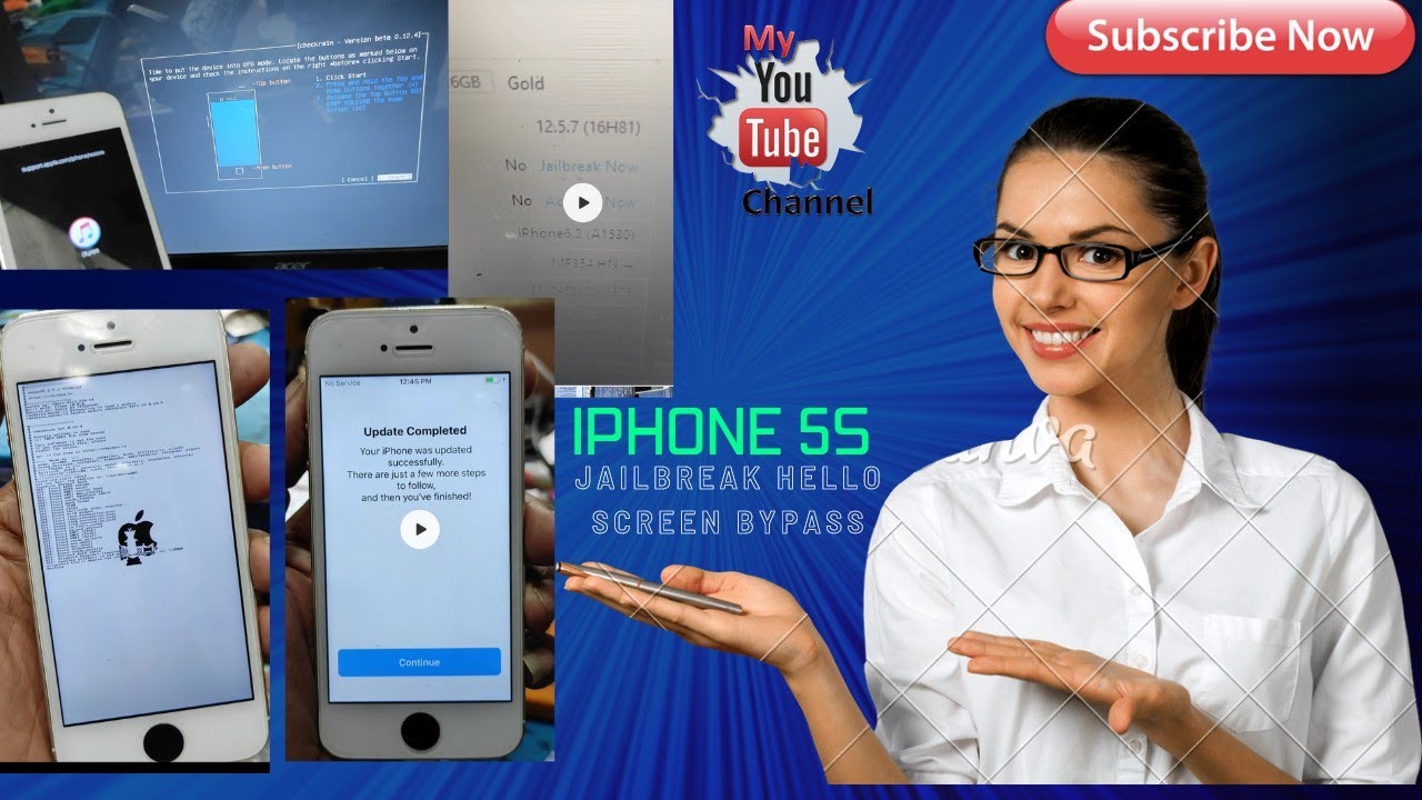 iPhone 5s jailbreak hello screen bypass #youtuber #youtubechannel # ...