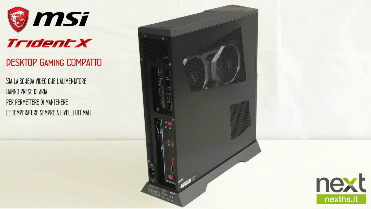 Firstview MSI Trident X Compact Gaming Desktop - YouTube
