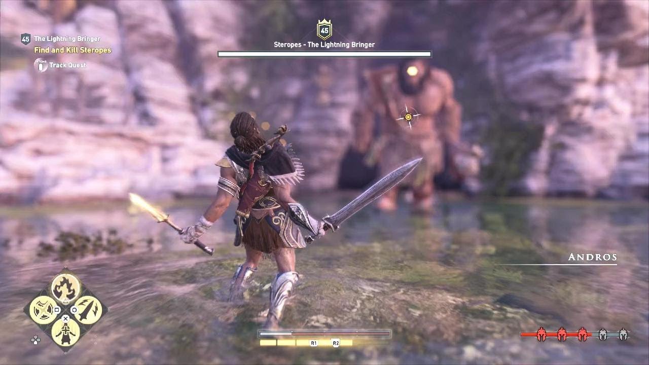 Assassin's Creed Odyssey - Steropes - The Lightning Bringer - YouTube