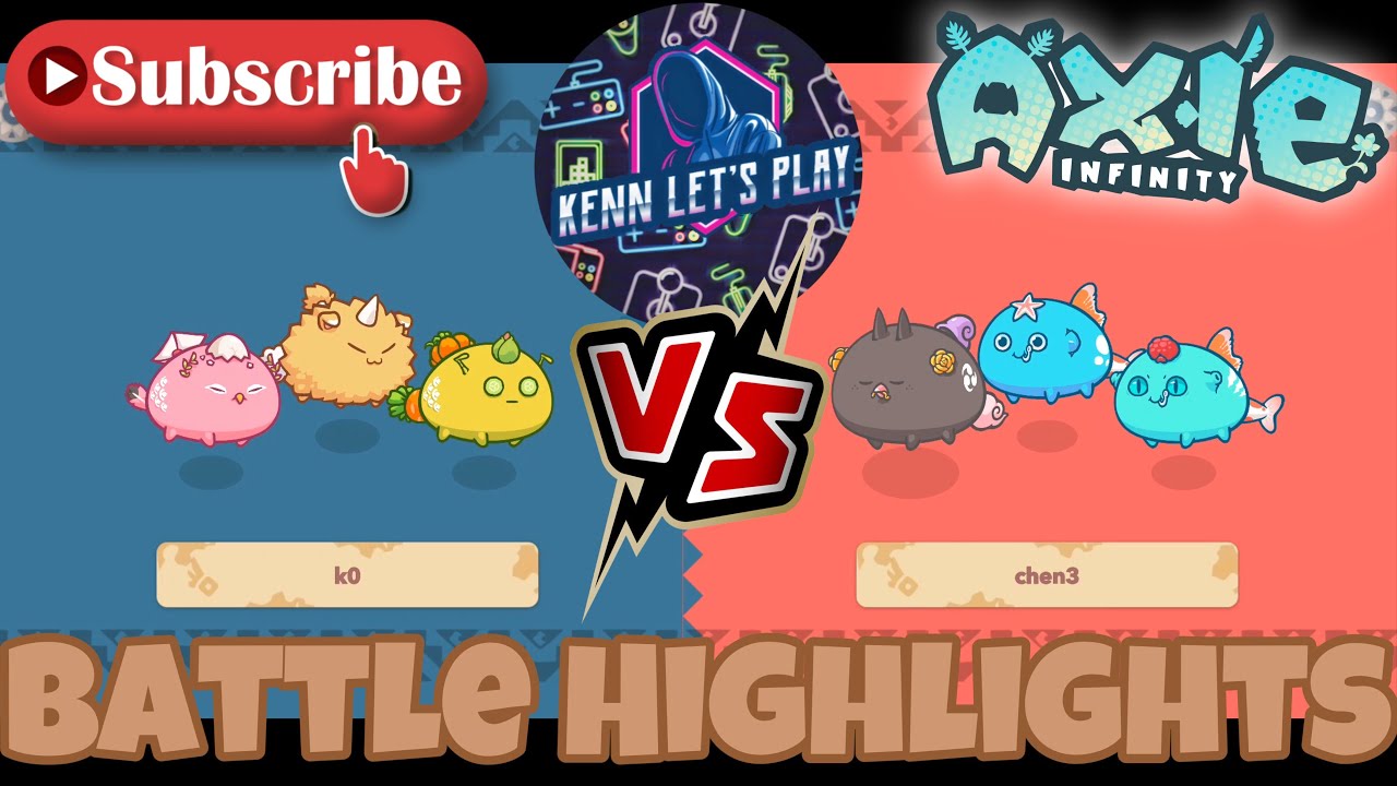 BBP vs Aqua Aqua Plant Team chen3 | Axie Battle Highlights - YouTube